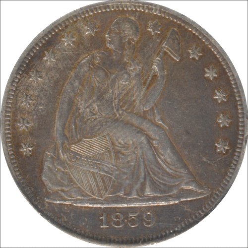 1859-O-$-ICG-AU58-1 – Monarch Coin™ Corp.