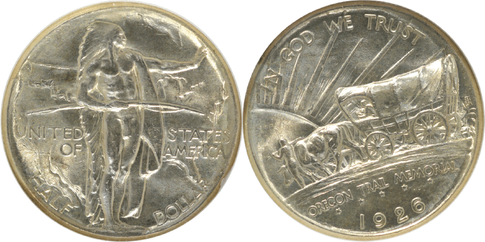 50c1926-Oregon-Trail-MS65-d – Monarch Coin™ Corp.